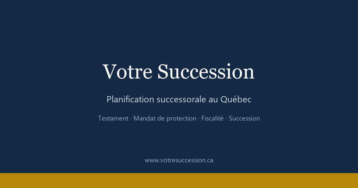 Planificateur financier pour succession à Gatineau | Votre Succession